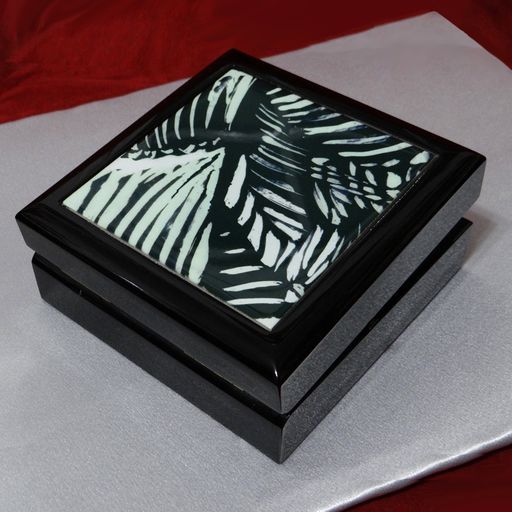 "Palm Branches" Tile Top Box by Batik Designs – Batik-Designs-Shop